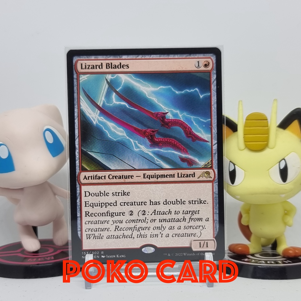 Lizard Blades การ์ด Magic The Gathering ของแท้ จากชุด Kamigawa Neon ...