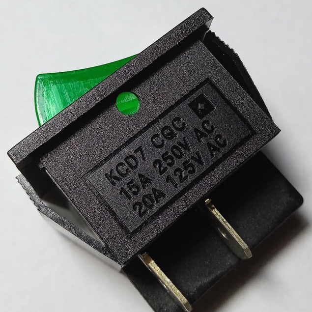 สวิทช์ KCD4 - KCD7 4ขา 15A / 16A 250V ขนาด 31 x 25 mm คอนแท๊คทองแดง ...