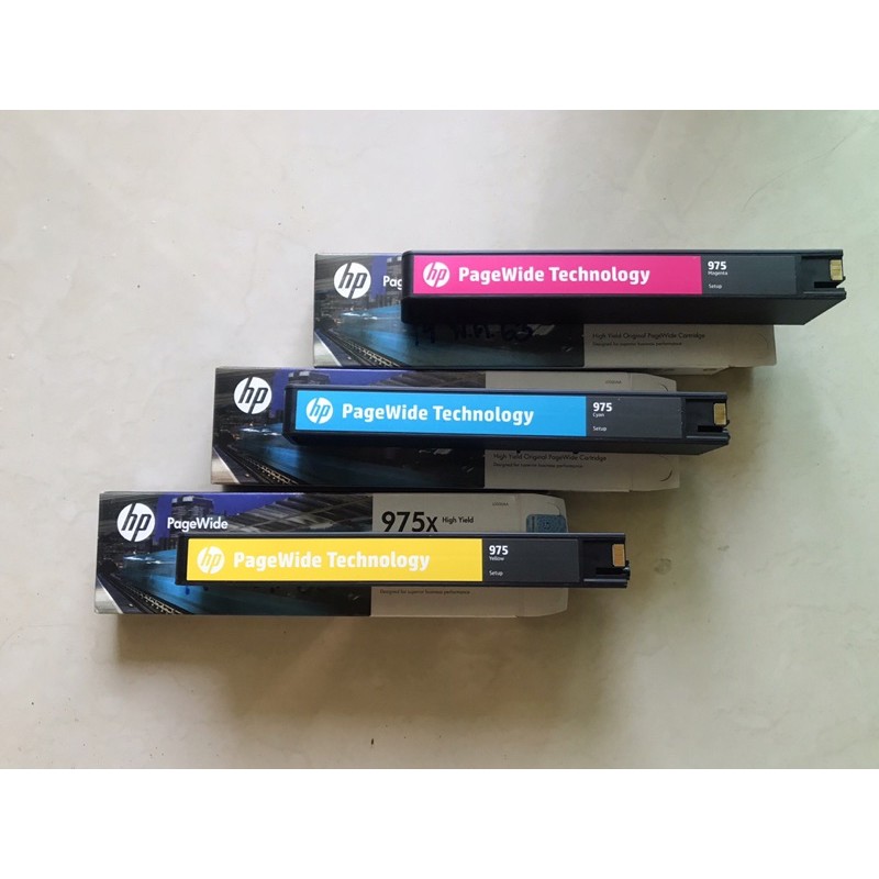ตลับหมึกพิมพ์เพจวาย hp 975 ของแท้ มือสอง ชุด 3 สี (อ่านก่อนสั่งซื้อ ...