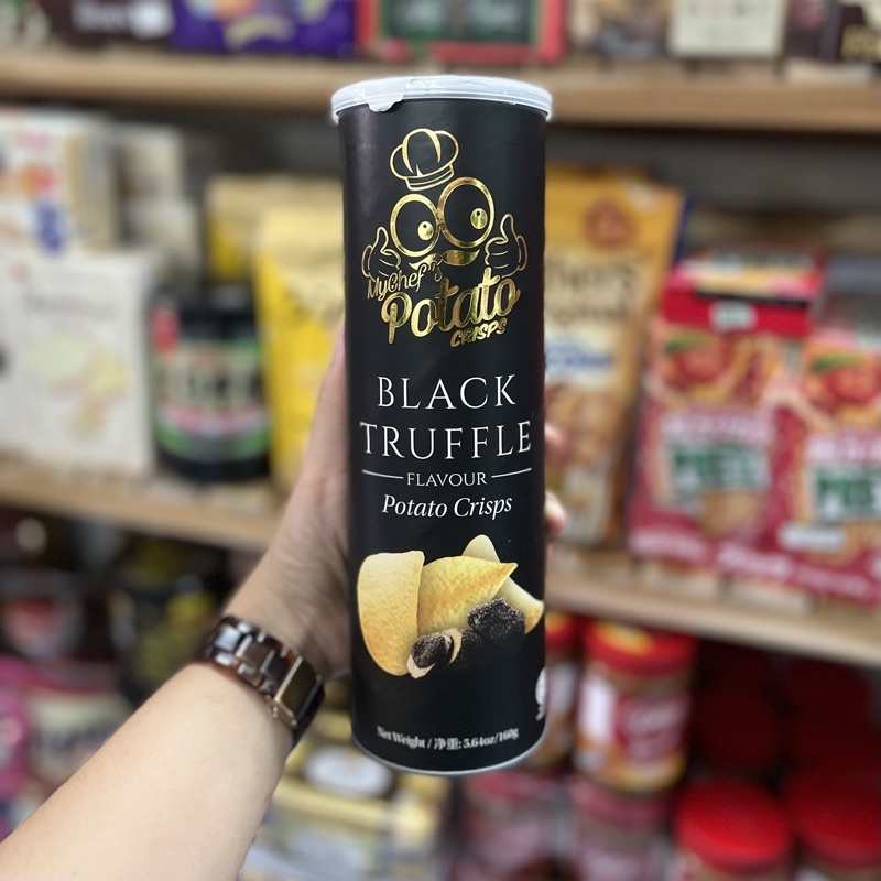 มันฝรั่ง My Chef Black Truffle Potato Chips Crisps รสเห็ดทรัฟเฟิล ...