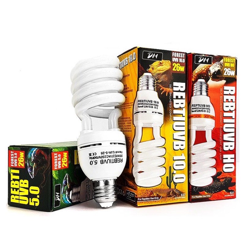 UVB 5.0/10.0/HO 26W หลอดไฟ UVB 5.0/10.0/HO 26วัตต์ สำหรับเต่าบก หรือ ...