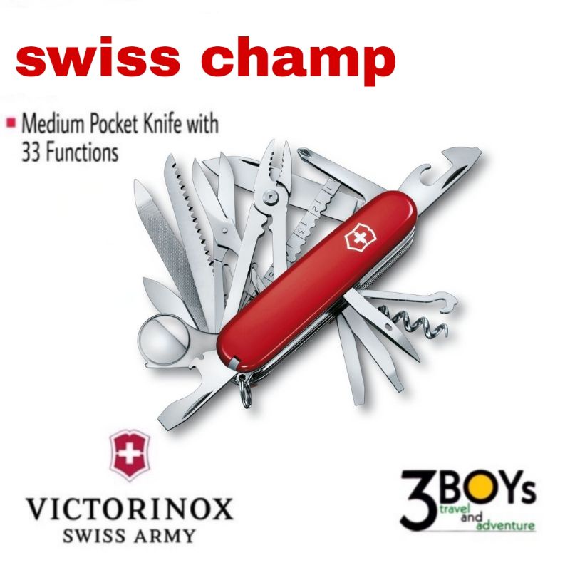 มีด victorinox SwissChamp มีดพับ 33 Functions รุ่นที่ขายดีที่สุดรุ่น ...