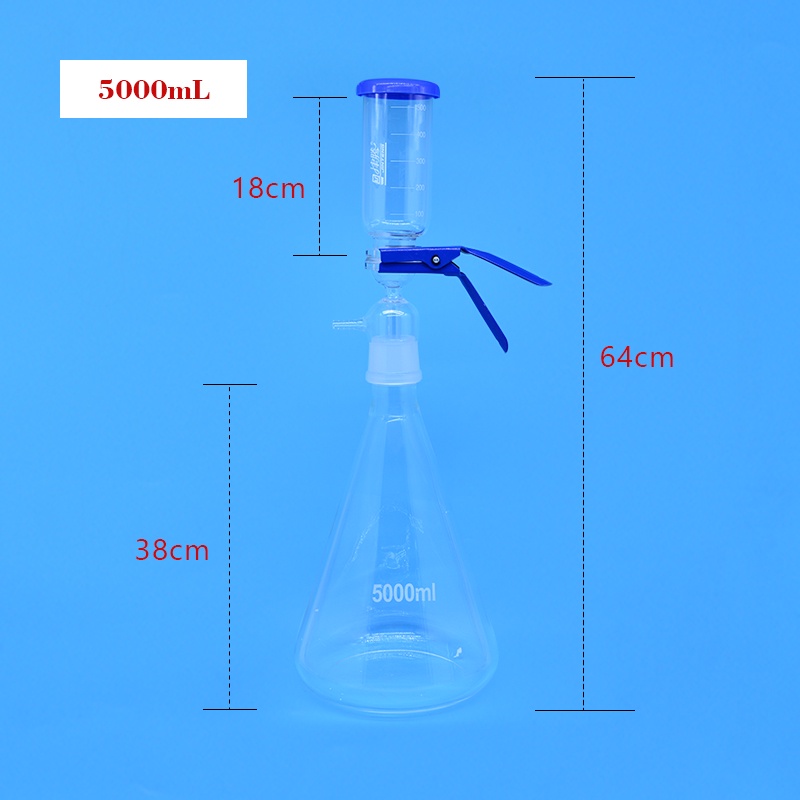5000ml Sand-Core Filter Equipment Vacuum filtration apparatus,membrane ...