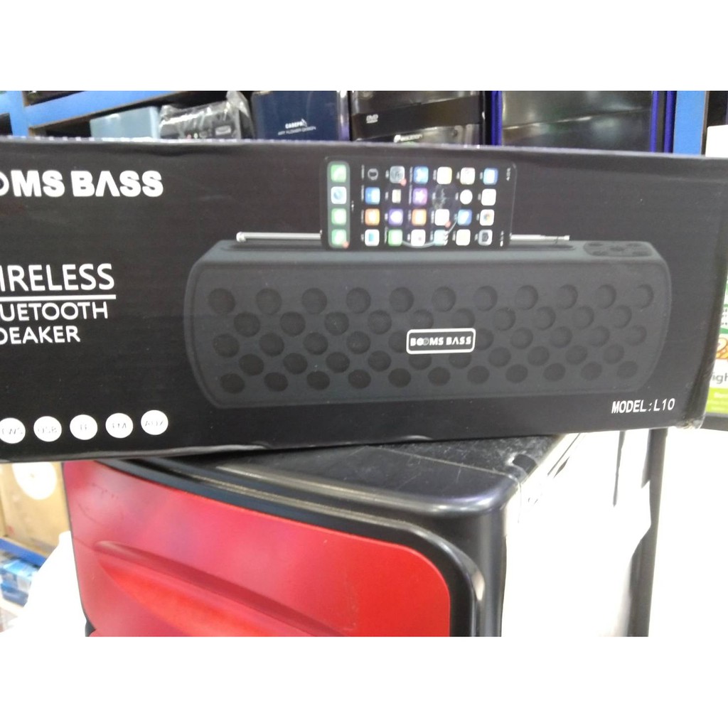 Booms Bass L 10 Wireless Bluetooth Speaker | Shopee Thailand