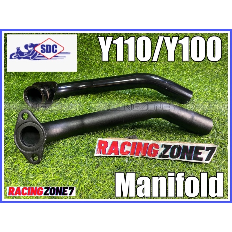 Sdc Y110 Y100 ท่อร่วมไอเสีย Y100 Y110 ข้างหน้า Meddlee Depan SS1 SS2 ...