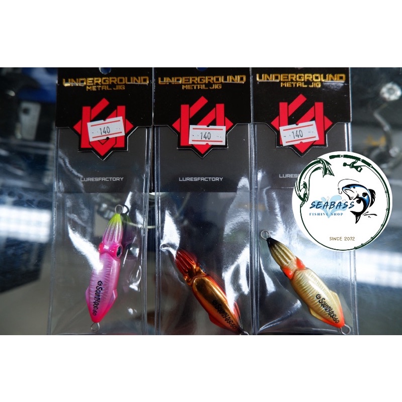 เหยื่อจิ๊ก LURES FACTORY UNDERGROUND รุ่น Squidy Doo (เลือกสีในแชท ...