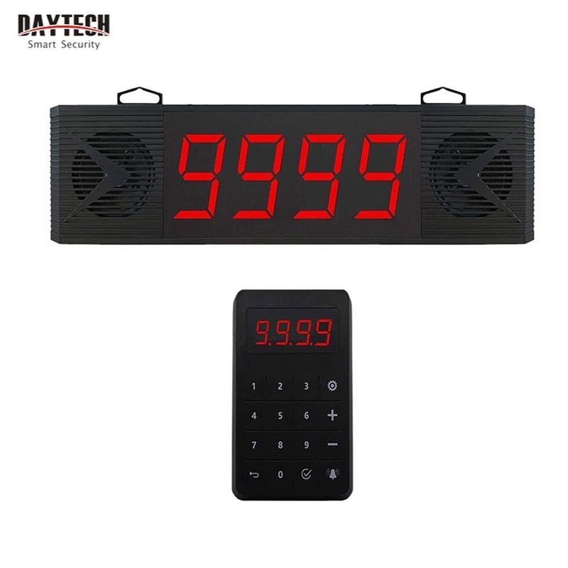 Daytech DAYTECH Wireless Calling Screen 4-Digit กันน้ำ ระบบเสียงลําโพงไร้สายกันน้ําสําหรับ ...