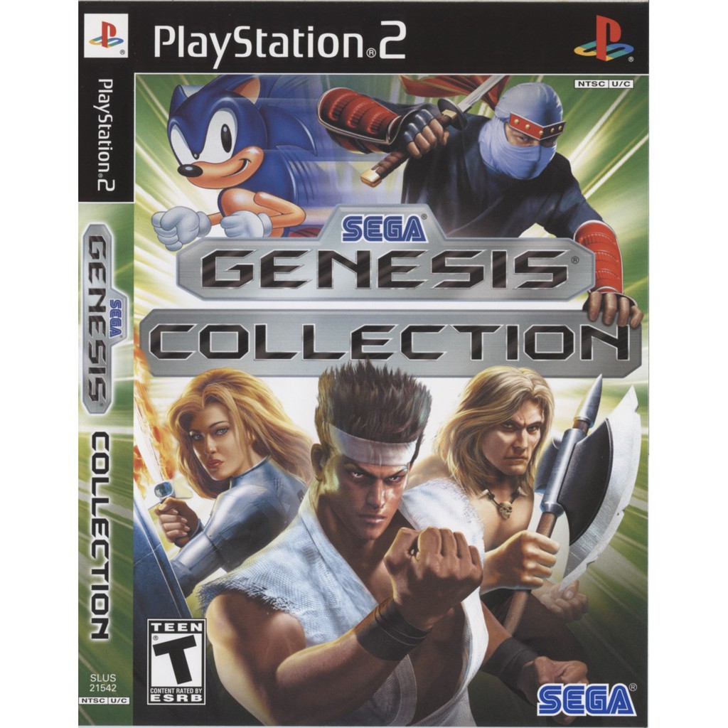 แผ่นเกมส์ SEGA Genesis Collection PS2 Playstation 2 คุณภาพสูง ราคาถูก ...