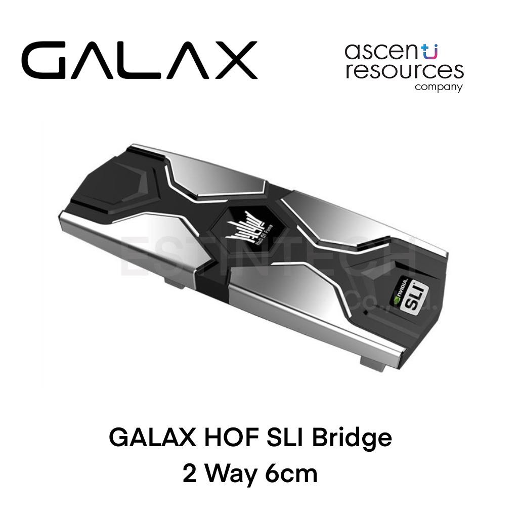 NVLINK Bridge (อุปกรณ์ต่อการ์ดจอ) GALAX HOF SLI Bridge 2 Way 6CM ของ ...