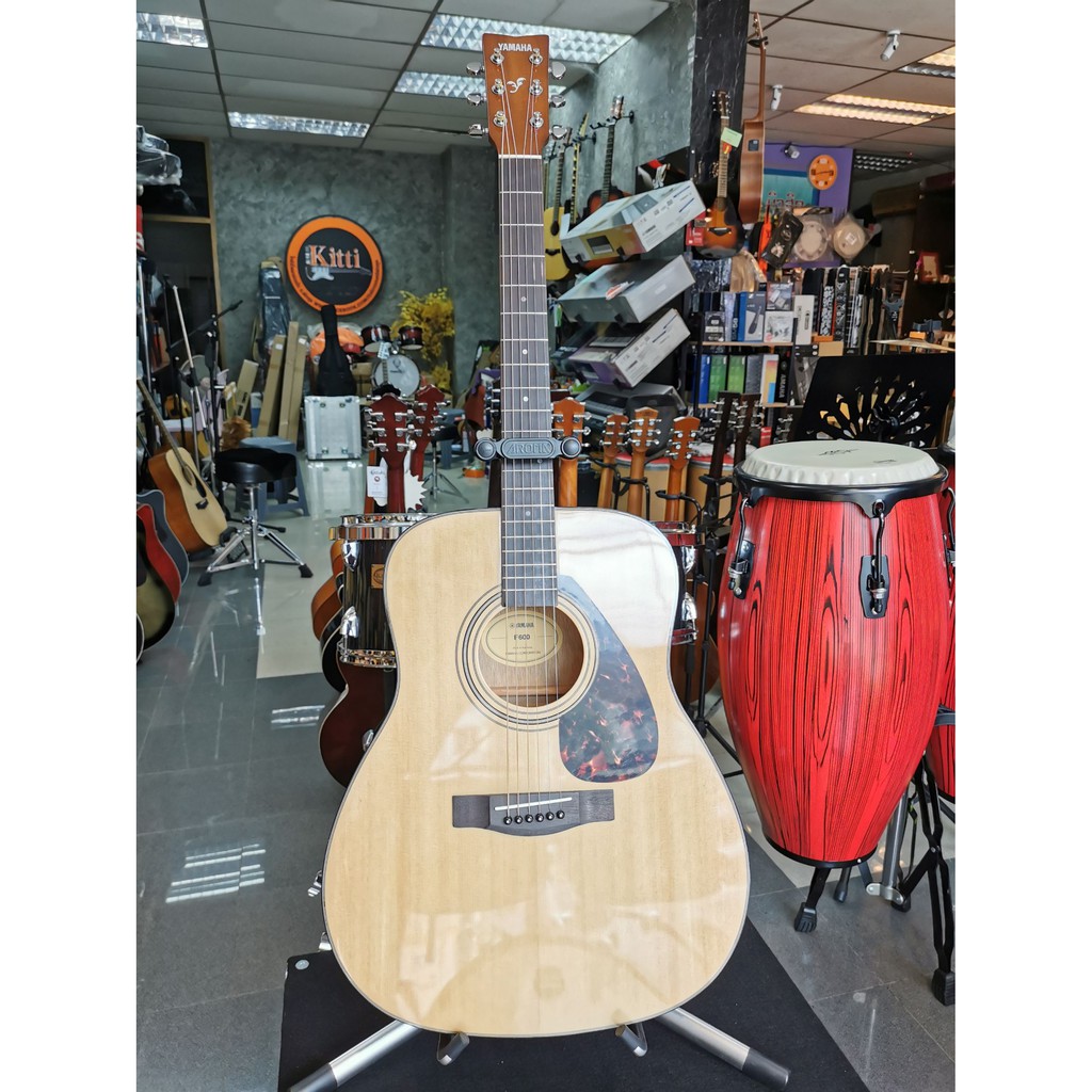YAMAHA F600 Acoustic Guitar กีตาร์โปร่งยามาฮ่า รุ่น F600 | Shopee Thailand