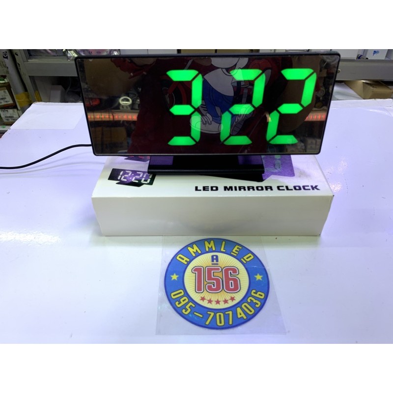 นาฬิกาใช้ในรถได้ นาฬิกาใช้ในบ้านได้ ตั้งโต๊ะได้ เสียบ USB 5v ตั้งปลุกได้ วันอุณหภูมิได้ รุ่น DS ...