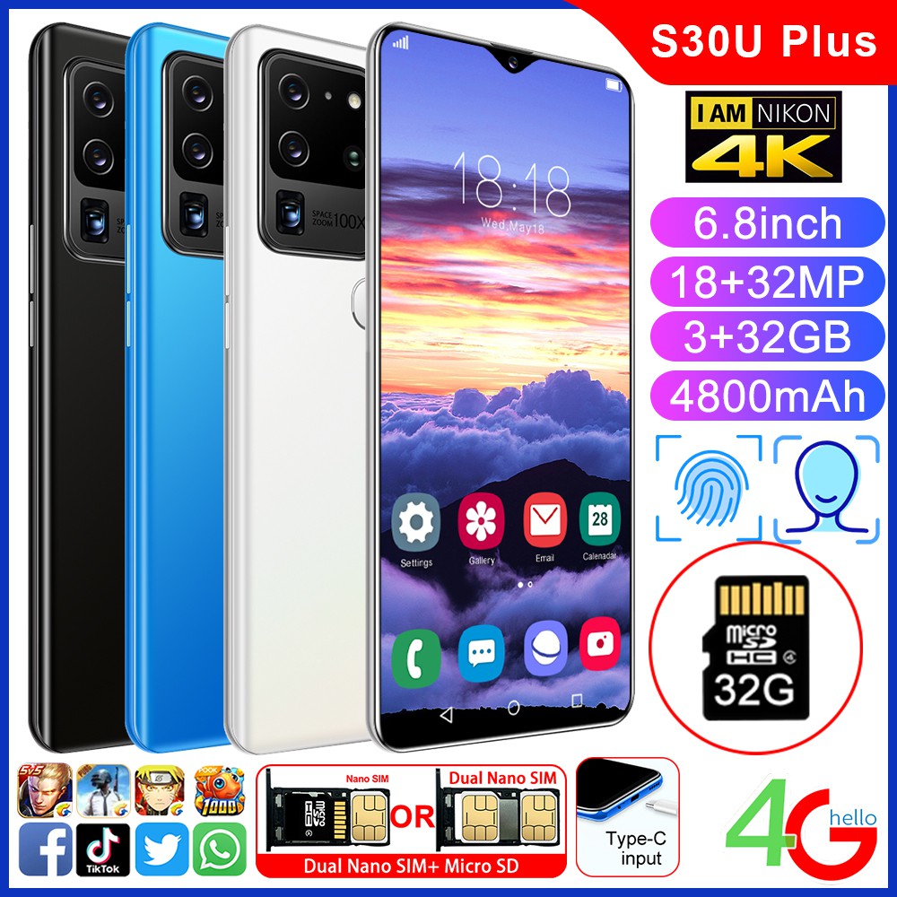 [คร้ายๆกับSamsungค่ะ]S30UPlus 3GB+64GB 6.7นิ้ว หน้าจอขนาดใหญ่ มือถือ ...