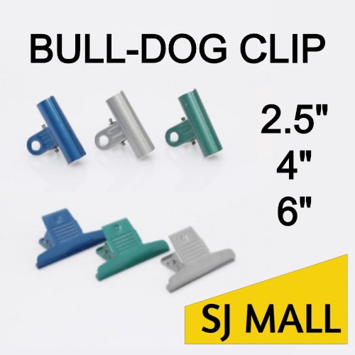 Bull-dog Clip 2.5" / Bull-Dog Clip 4" / Bull-Dog Clip 6" | Shopee Thailand