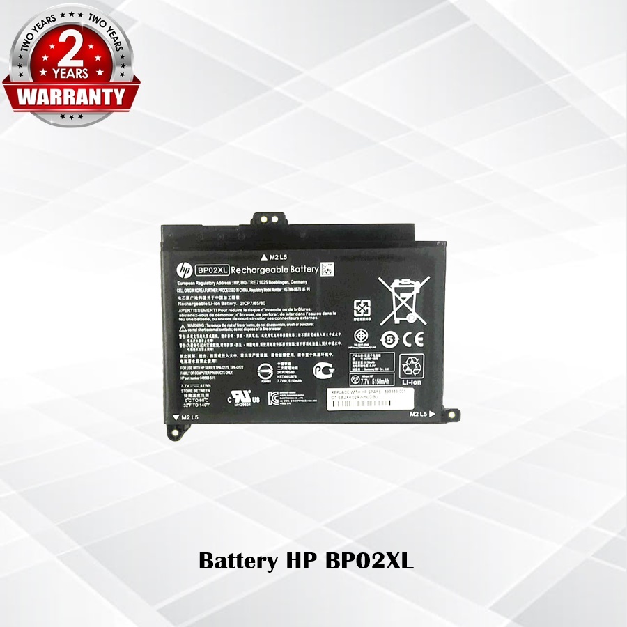 Battery HP BP02XL / แบตเตอรี่โน๊ตบุ๊ค รุ่น Pavilion15-AW004,15-AU639TX ...