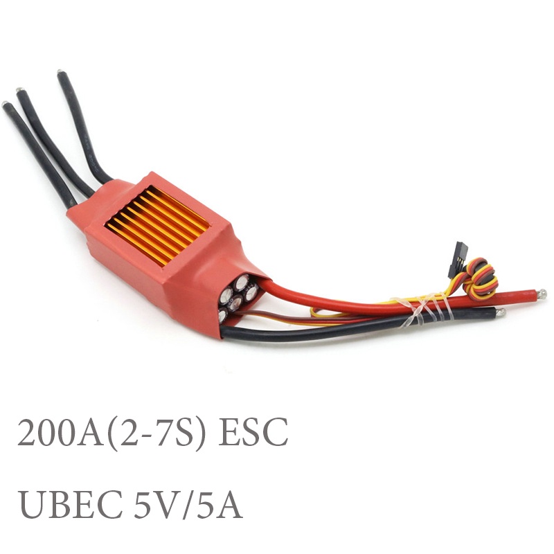 1pcs Red Brick 50A/70A/80A/100A/125A/200A Brushless ESC Electronic Speed Controller 5V/3A 5V/5A ...