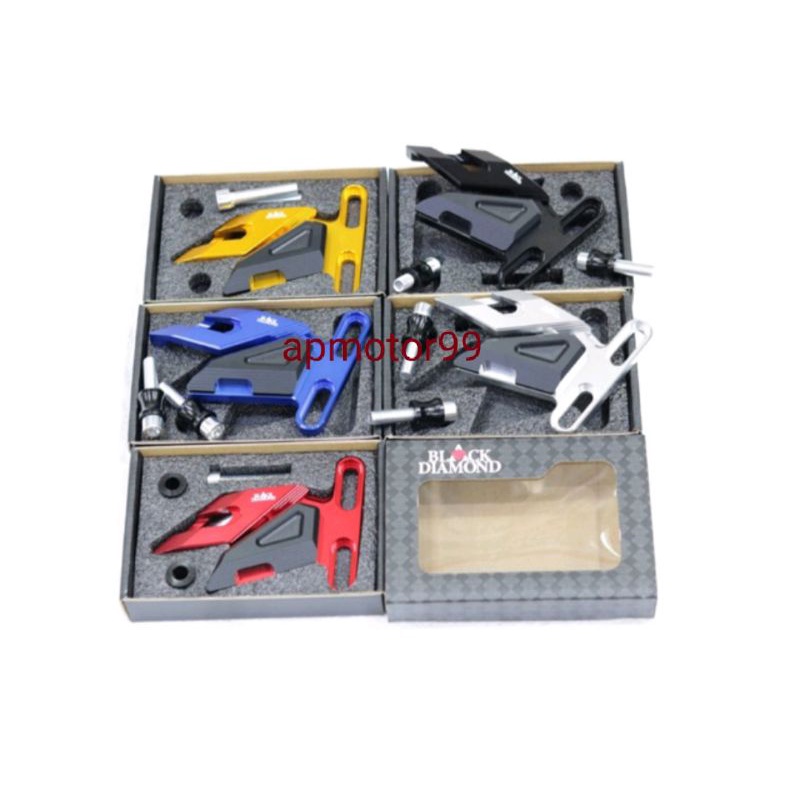 0cover สีดํา DIAMOND caliper cover ฝาครอบคาลิปเปอร์ด้านหน้า NMAX AEROX ...