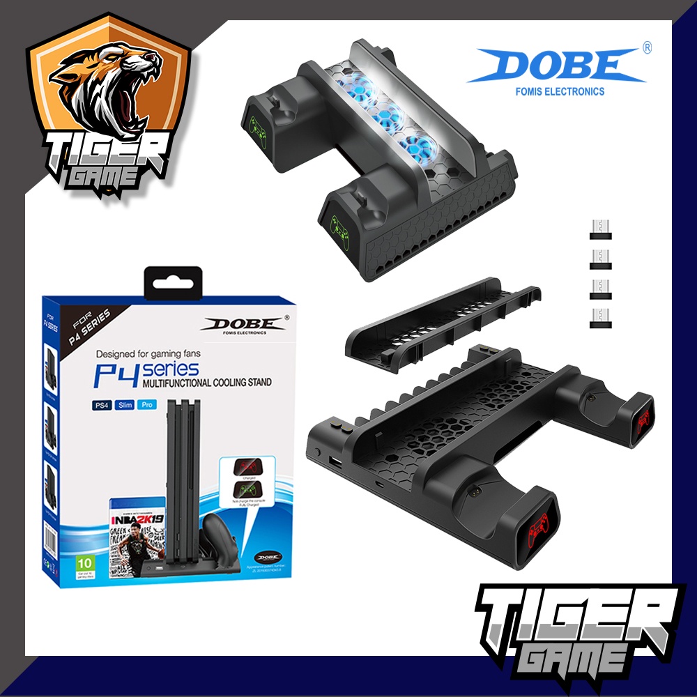 ขาตั้งเครื่อง Ps4 Pro/Slim Dobe มีไฟบอกสถานะการชาร์จจอย (Stand for Ps4 ...