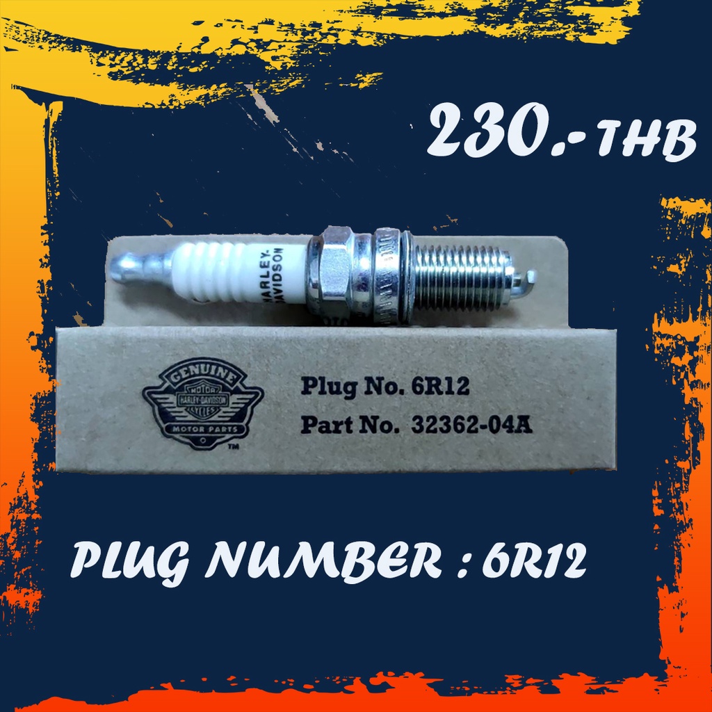 หัวเทียน HD plug 6R12 evo / twincam spark plug # 32362-04A | Shopee ...