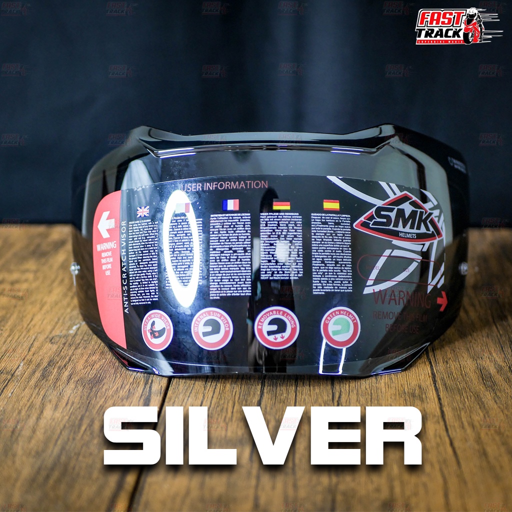 ชิลด์หน้าเเต่ง SMK HELMET ตรงรุ่น TWISTER เเละ GLIDE | Shopee Thailand