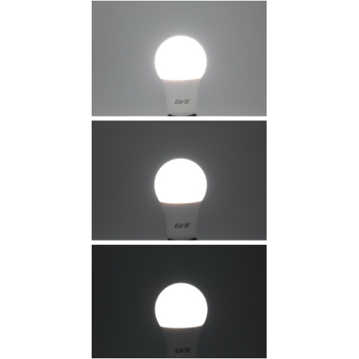หลอดแอลอีดี Led bulb A60 3 steps 12 วัตต์ เดย์ไลท์, วอร์มไวท์ E27 (ใช้ร่วมกับสวิทซ์ปกติ) EVE ...