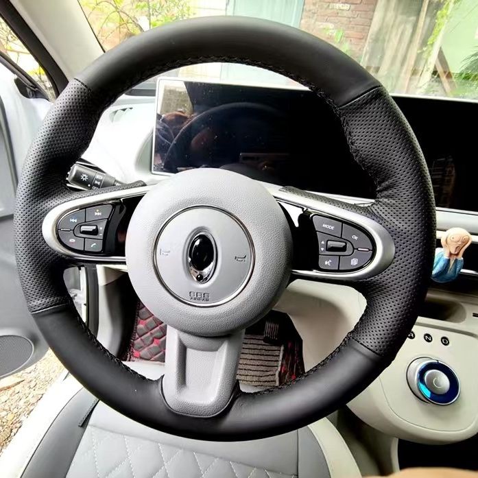 Ora R1 black cat R2 white cat พิเศษ มือจับเย็บปกหนัง หุ้มพวงมาลัย ...