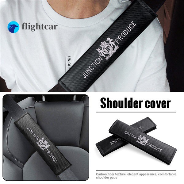 (FT)JP Junction Produce Logo ปลอกหุ้มเข็มขัดนิรภัย คาร์บอนไฟเบอร์ 2 ...