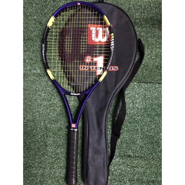 ไม้เทนนิส Wilson G110 Graphite titanium ไม้เทนนิสมือสองพร้อมใช้ ...