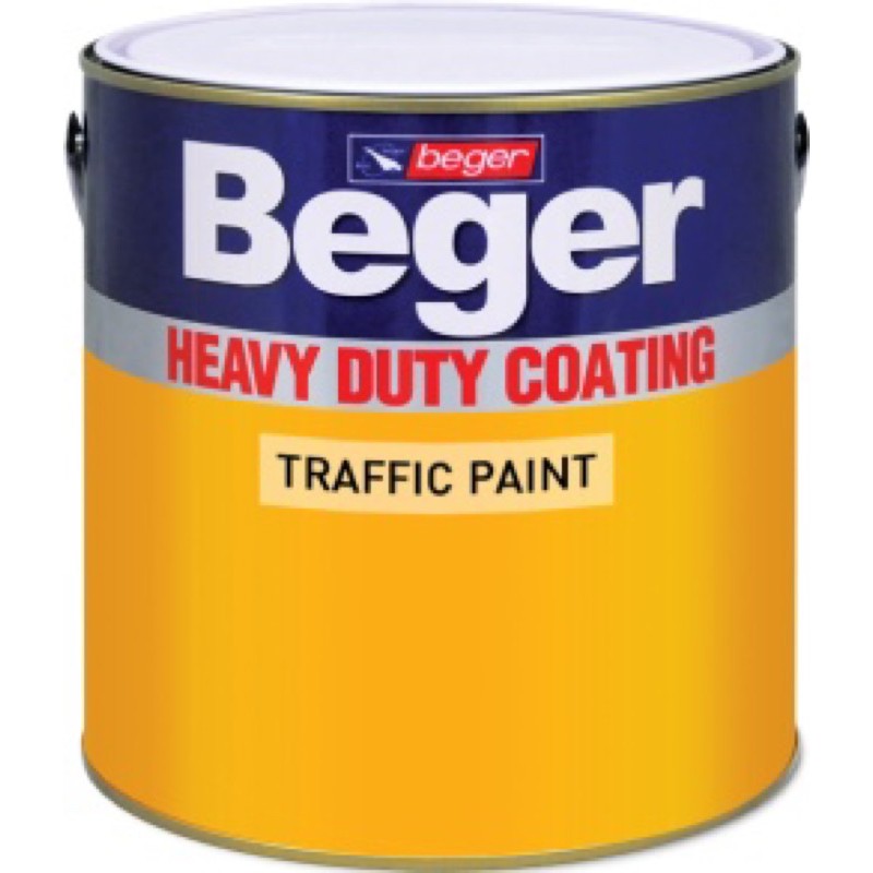 Beger Traffic Paint สีจราจรเบเยอร์ สีทับหน้า ให้การยึดเกาะพื้นผิวดีเยี่ยม ไม่ลอกล่อน ฟิล์มสีทน ...