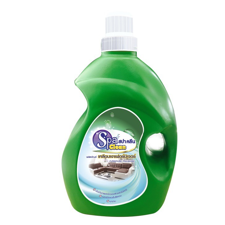 Spaclean สปาคลีนน้ำยาเคลือบเงาเฟอร์นิเจอร์ 3800มล. | Shopee Thailand