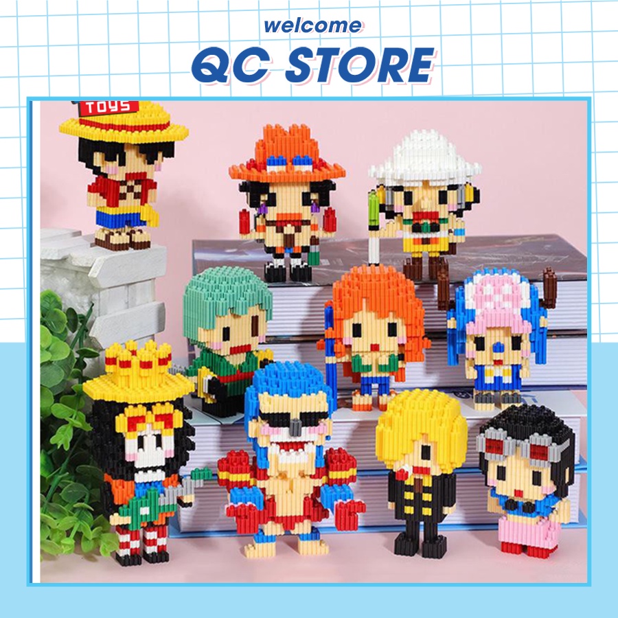 One piece Model mini luffy Zorro naruto อะนิเมะราคาถูก Puzzle QC Store ...