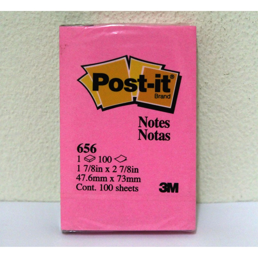Post it note 656 สีชมพู 2x3 นิ้ว | Shopee Thailand