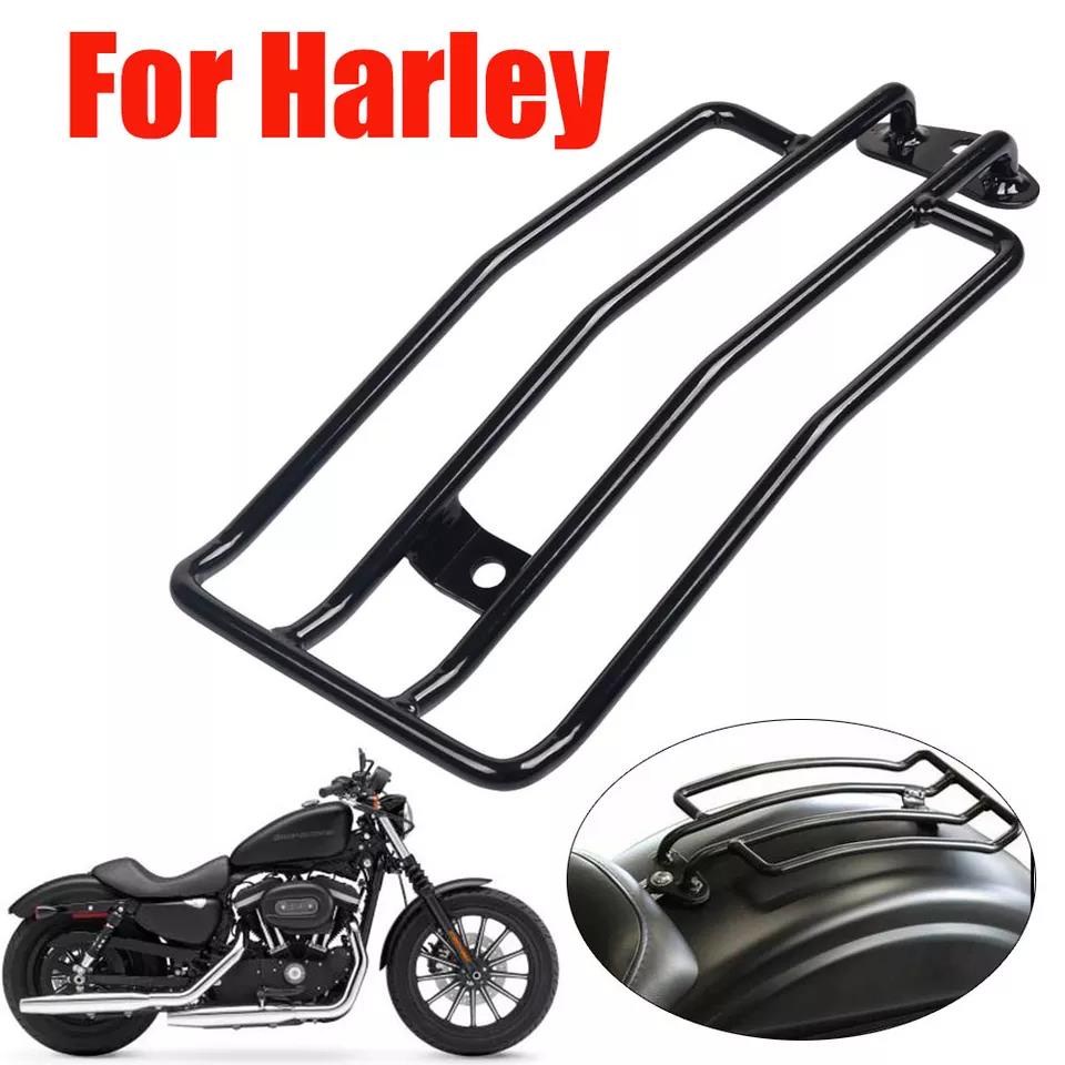 Motorcycle Rear Solo Seat Luggage Rack Trunk Support Shelf For Harley ...