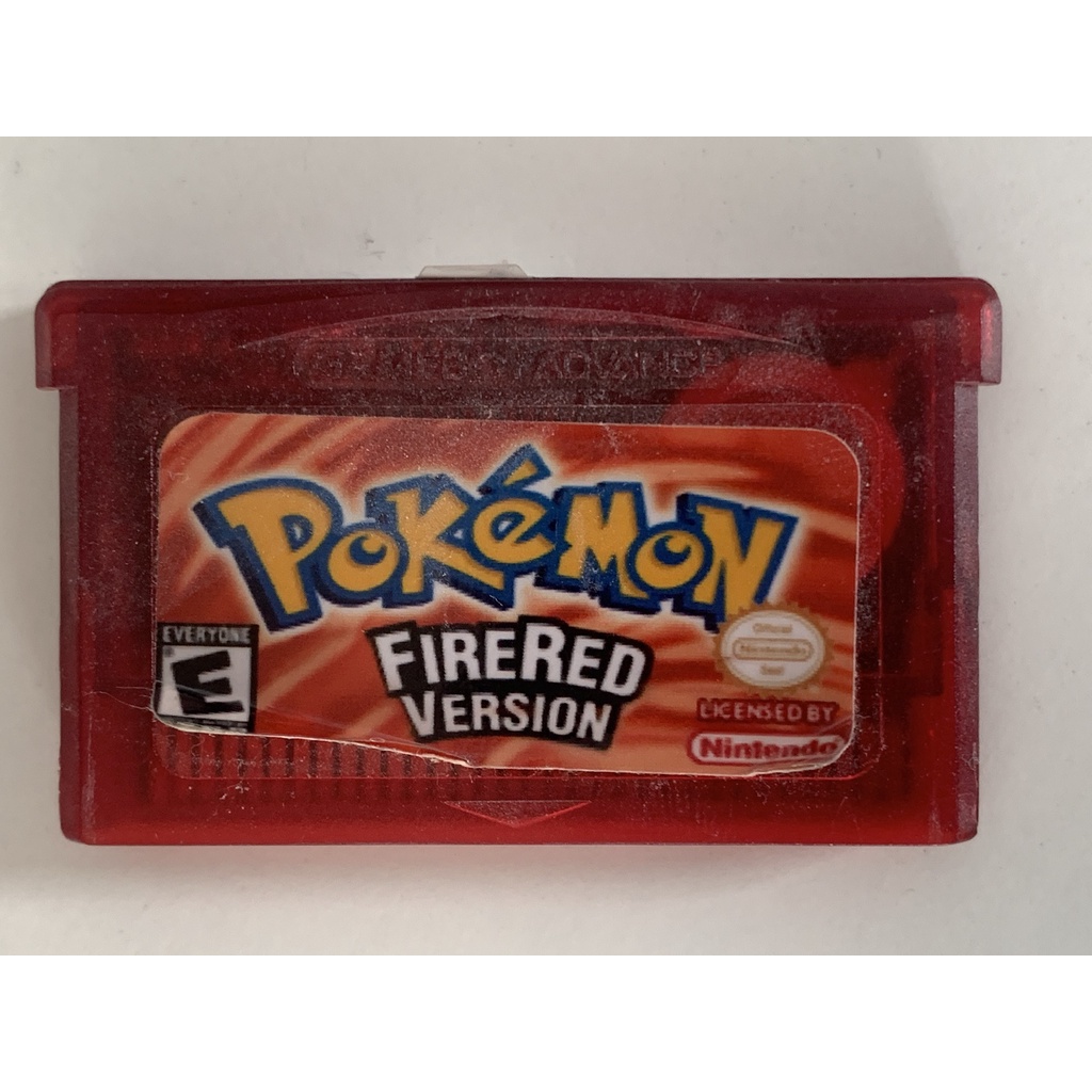 ตลับเกมโปเกมอน ไฟร์เรด ภาษาอังกฤษ Pokémon FireRed [GBA] มือสองไม่มี ...