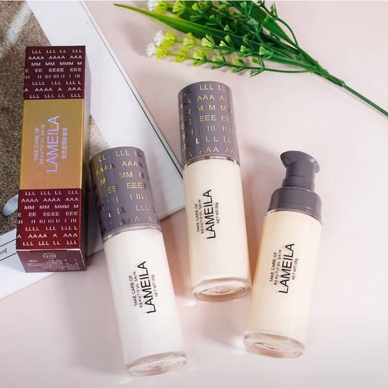 รองพื้นสูตรนมแพะLAMEILA Magic Matte Foundation | Shopee Thailand