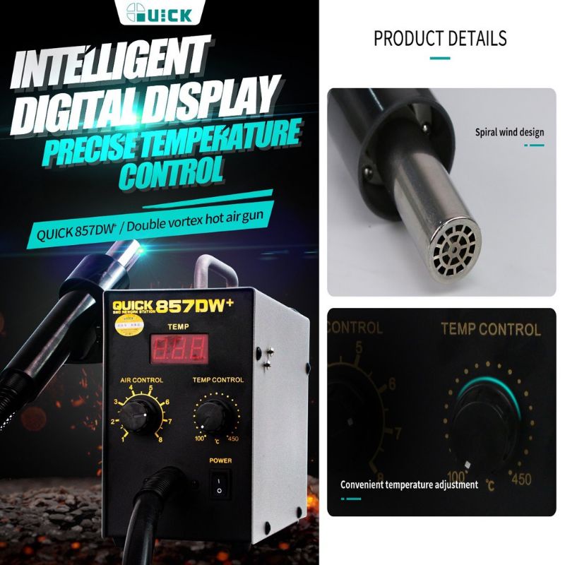 HOTAIR ** QUICK 857 DW+ พร้อมหัว ** แท้ | Shopee Thailand