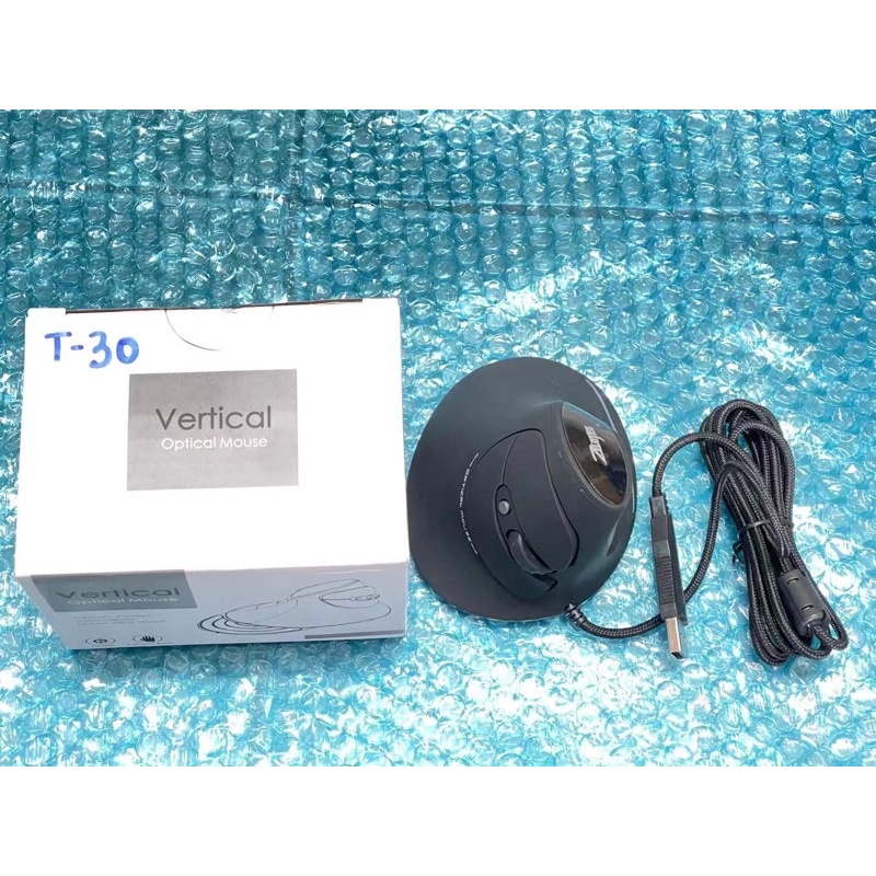 ZELOTES F-17 T-30 Vertical Mouse 2.4GHz Wireless Gaming Mouse 6 Keys ...