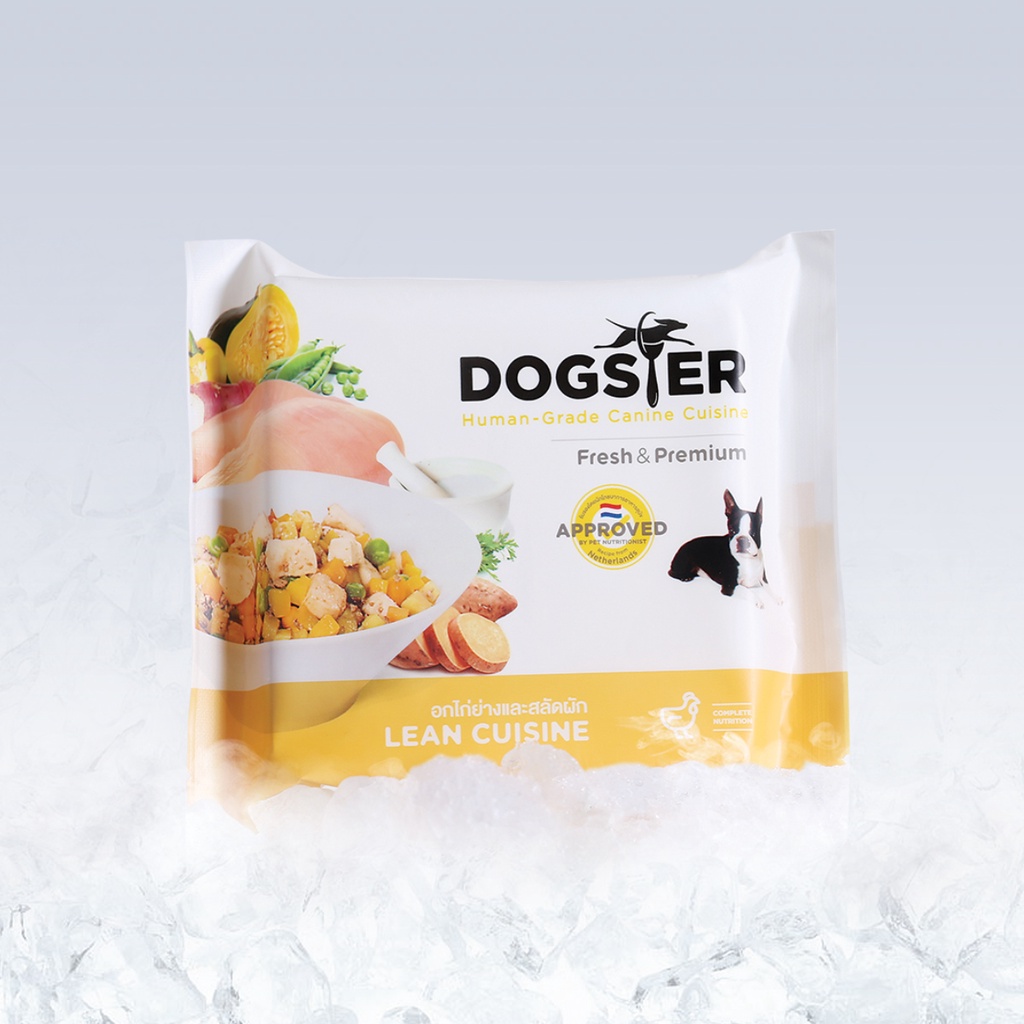 DOGSTER FRESH ด็อกส์เตอร์ เฟรช ขนาด120g. อาหารมื้อหลักสุนัข/อาหารสดแช่ ...