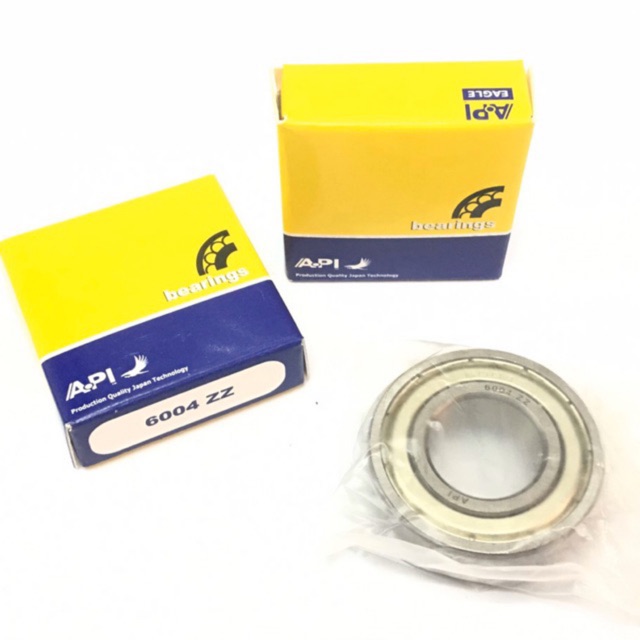 API Bearing 6004 ZZ ตลับลูกปืน เม็ดกลมร่องลึก คุณภาพเยี่ยม มาตรฐาน DGBB ...