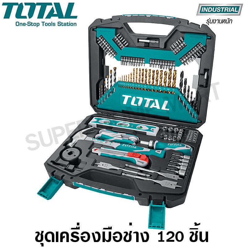 Total ชุดเครื่องมือช่าง 120 ชิ้น รุ่น THKTAC01120 ( Tools Set ) - เครื่องมือชุด / เครื่องมือ ...