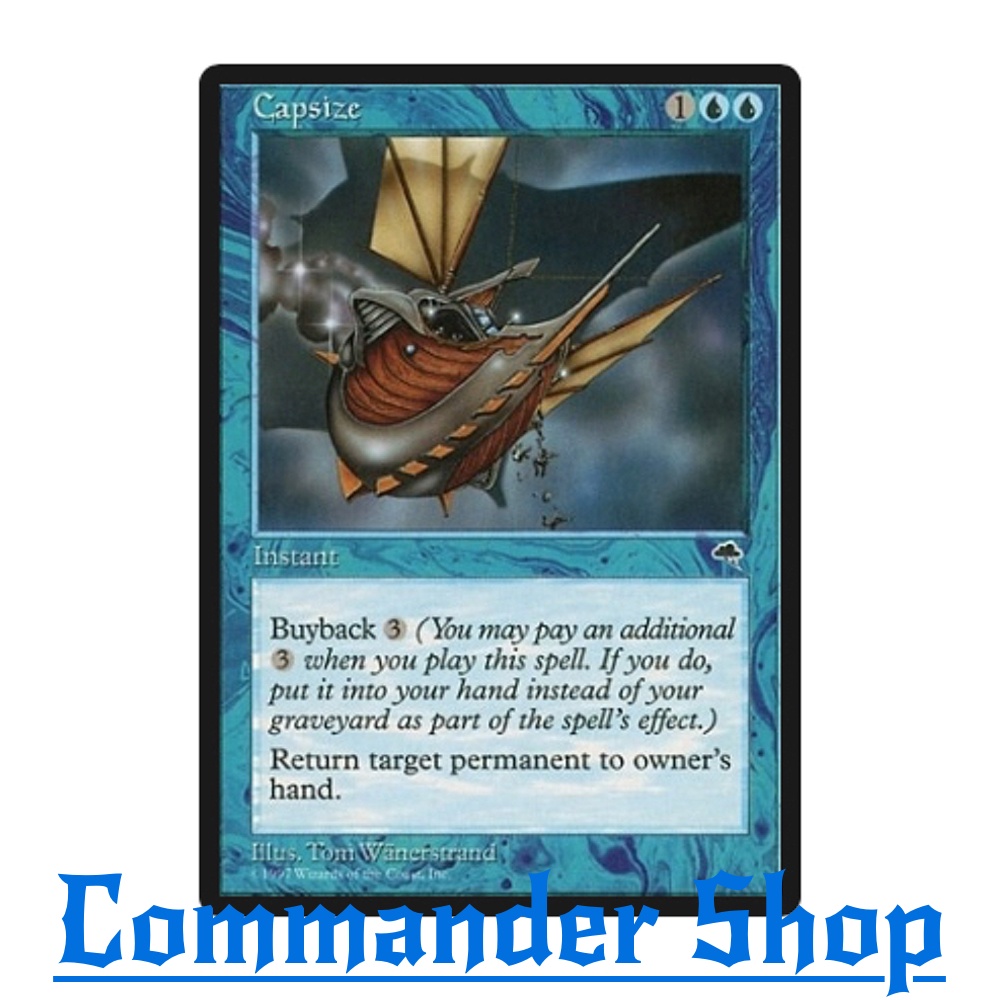 Capsize (Instant) Blue Mv3 Buyback Return การ์ดเกม Magic The Gathering ...