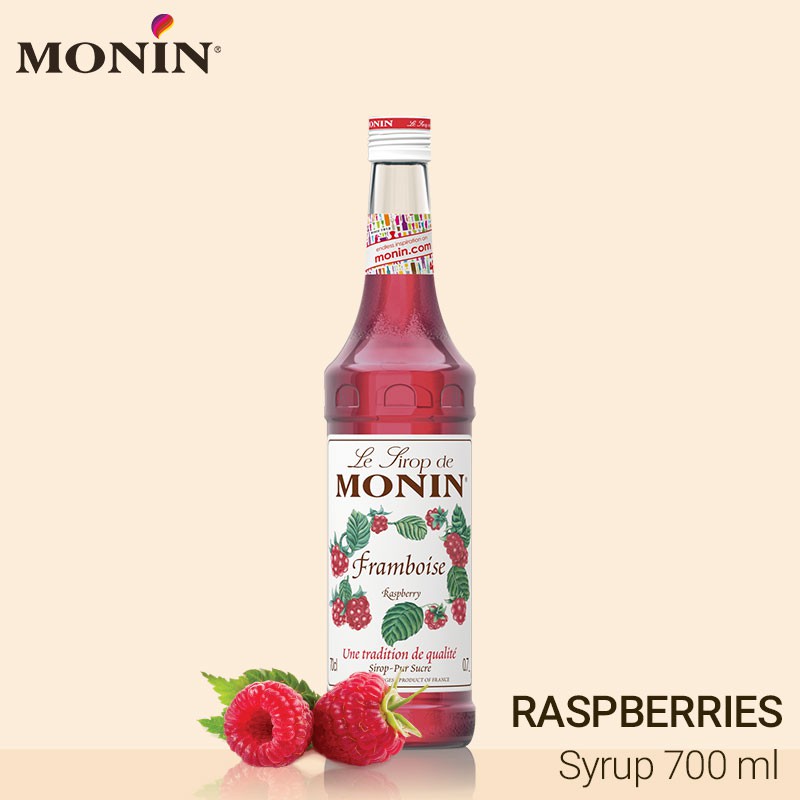 MONIN Raspberries Syrup 700ml น้ำเชื่อมกลิ่นราสพ์เบอร์รี 700 มิลลิลิตร ...