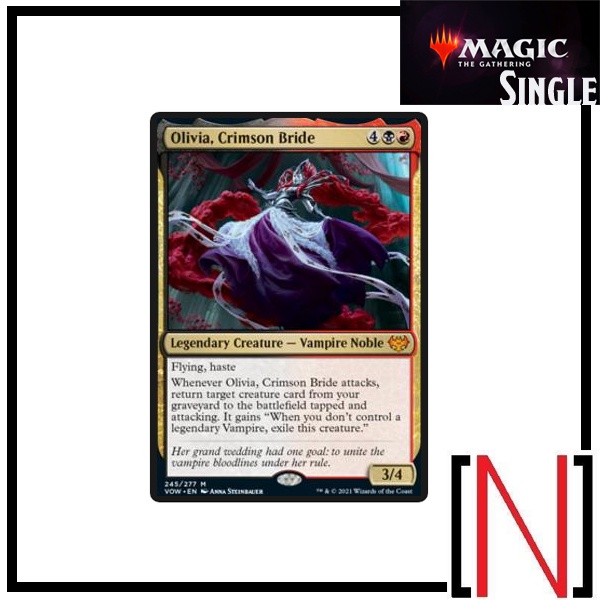 [MTG][Single][VOW] Olivia, Crimson Bride ระดับ Mythic [ภาษาอังกฤษ ...