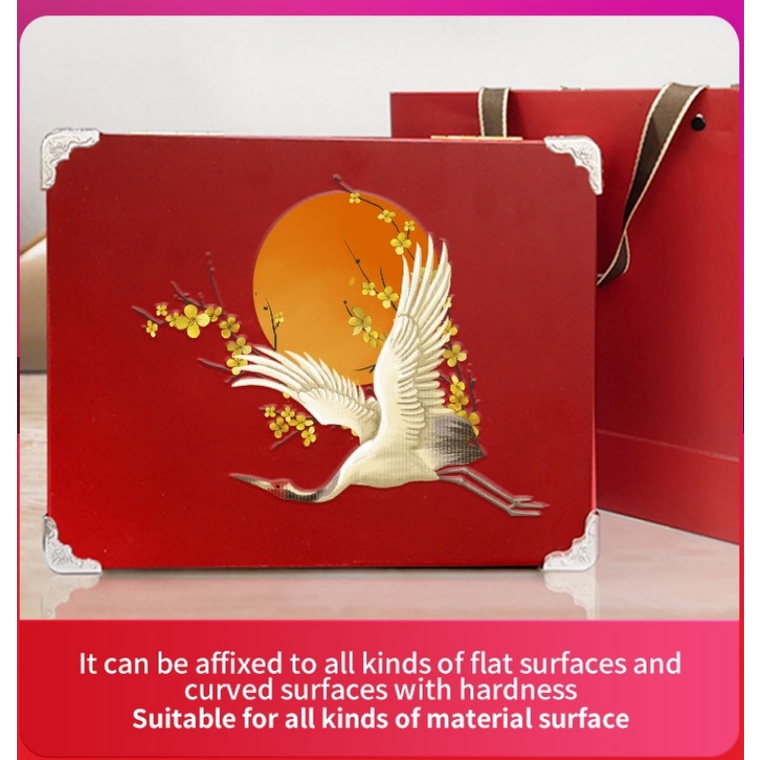 Crystal label UV transfer sticker customized tea packaging logo ...