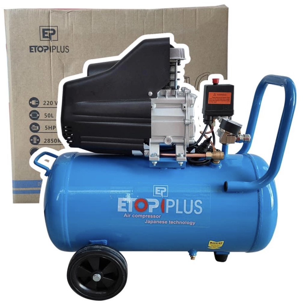 ปั๊มลมโรตารี่ 50 ลิตร 8 บาร์ ETOP PLUS Mod.BM50L | Shopee Thailand