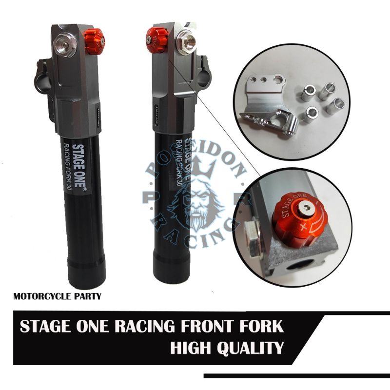 ท่อโช๊คอัพหน้า RT Stage 6 Copy ORI Plus Bracket Monoblock Motor Beat ...