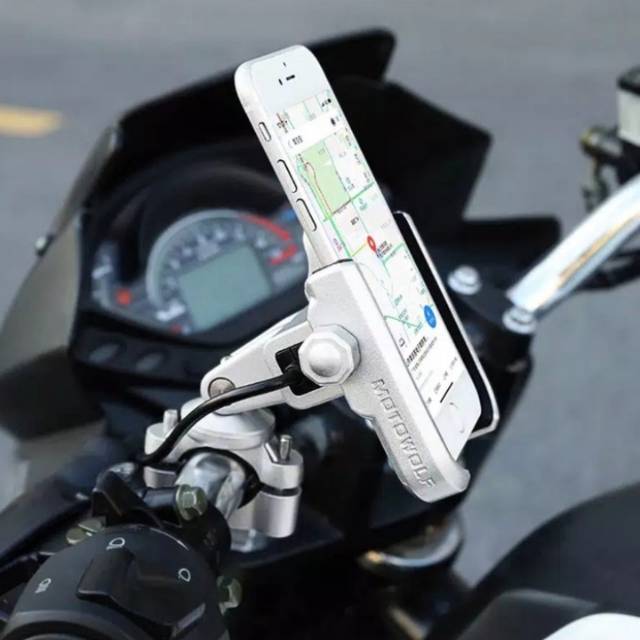 ที่วางโทรศัพท์มือถือและ GPS ของ HP พร้อมที่ชาร์จ USB MOTOWOLF ADV PCX NEW NMAX XSR | Shopee Thailand