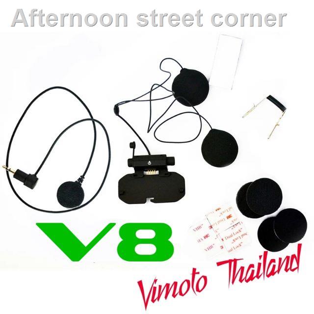 ** ไม่มีตัวเครื่อง** ชุดฐานหูฟัง+ไมค์อ่อน Vimoto รุ่น V8 | Shopee Thailand