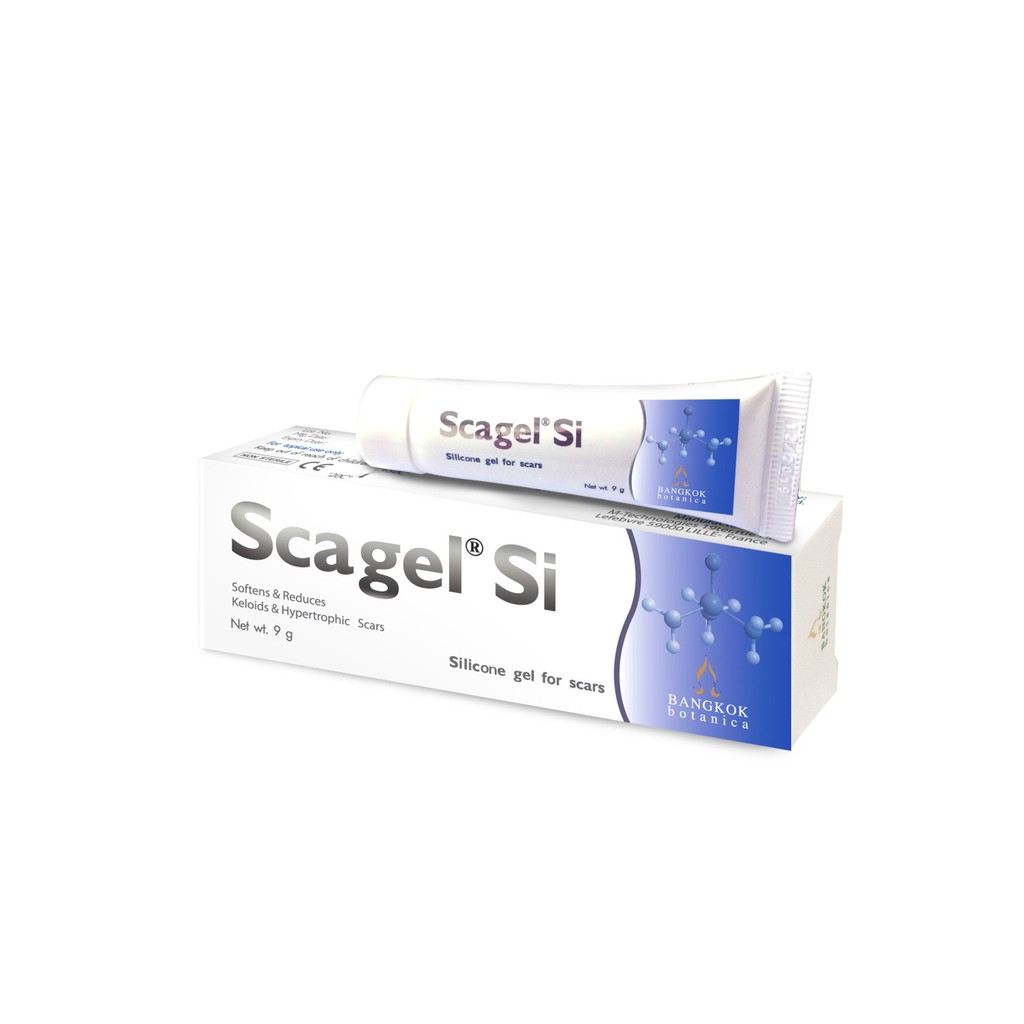 SCAGEL SI GEL 9 G ลดรอยแผลเป็นรอยนูนแผลผ่าตัดด้วย Scagel Si สกาเจล เอส ...