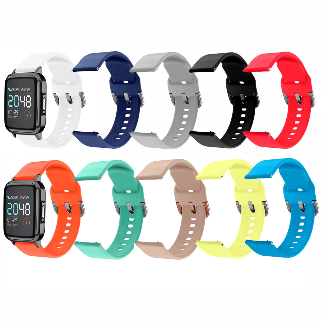 สายนาฬิกาซิลิโคนอ่อนนุ่ม สำหรับ Haylou LS02 | Shopee Thailand