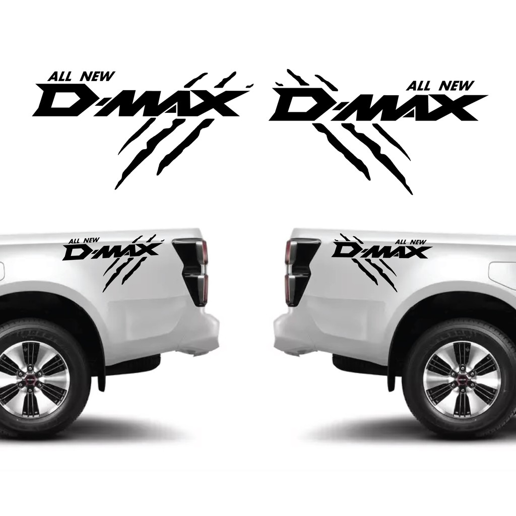 สติ๊กเกอร์ติดรถ D max จำนวน 2 ชิ้น | Shopee Thailand